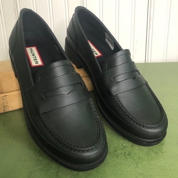 Hunter | Shoes | Hunter Nwt Refined Penny Loafers In Matte Black | Poshmark